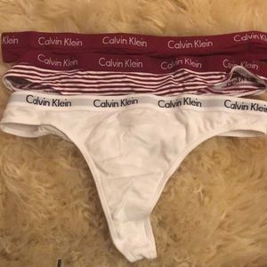 Calvin Klein Intimates & Sleepwear | Pink And White Underwear Set ...